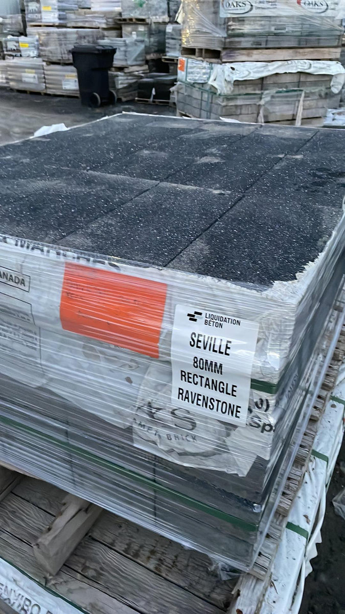 PAVÉ SEVILLE RECTANGLE | RAVENSTONE | 80MM ÉPAISSEUR – Liquidation Béton